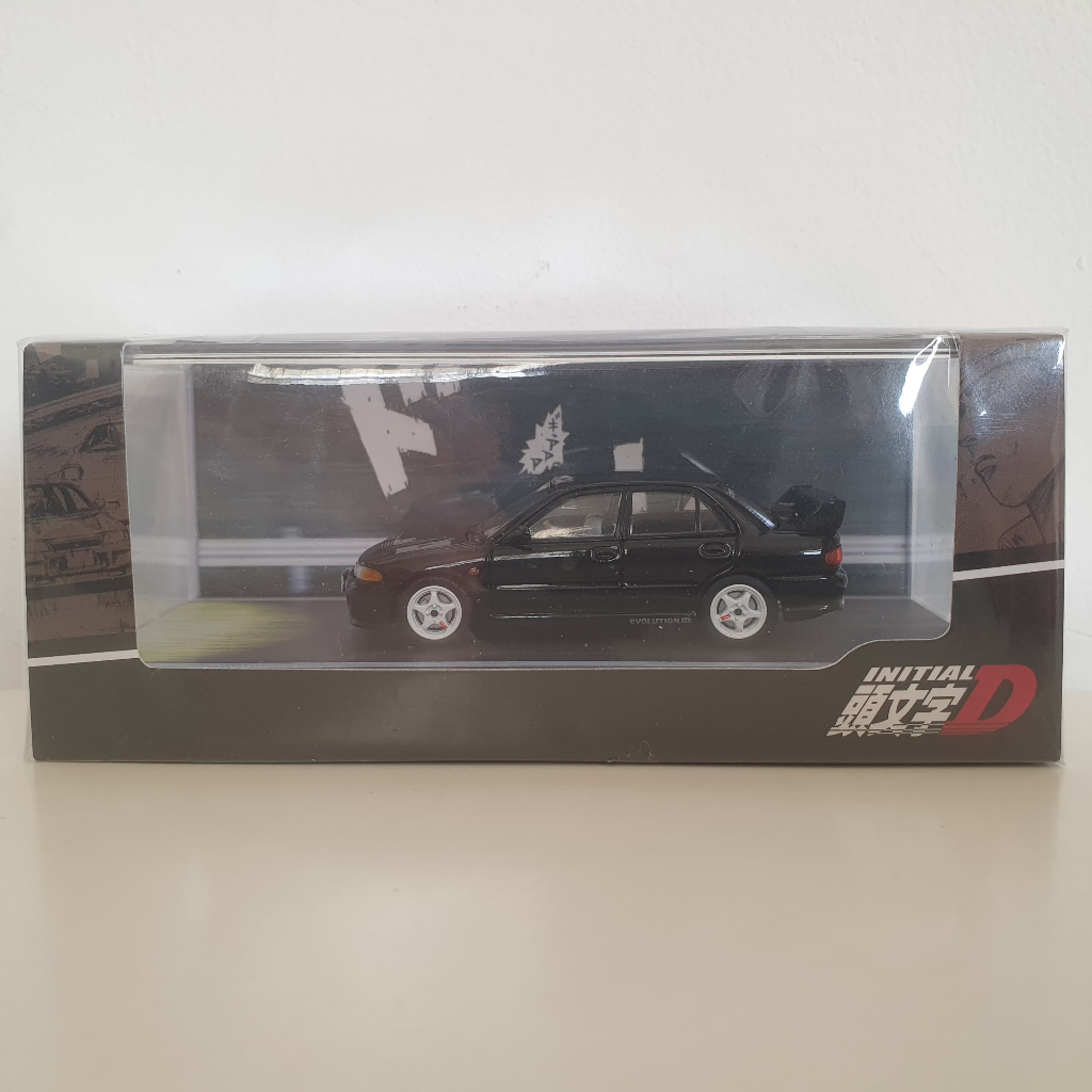 HITAM Hobby Japan Mitsubishi Lancer RS Evolution III 1/64 (Initial D, InitialD, Diorama, Set ...