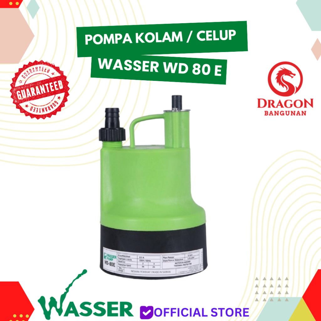 MESIN Wasser WD 80 E Submersible Pump / Wasser 80 Watt Pool Pump ...