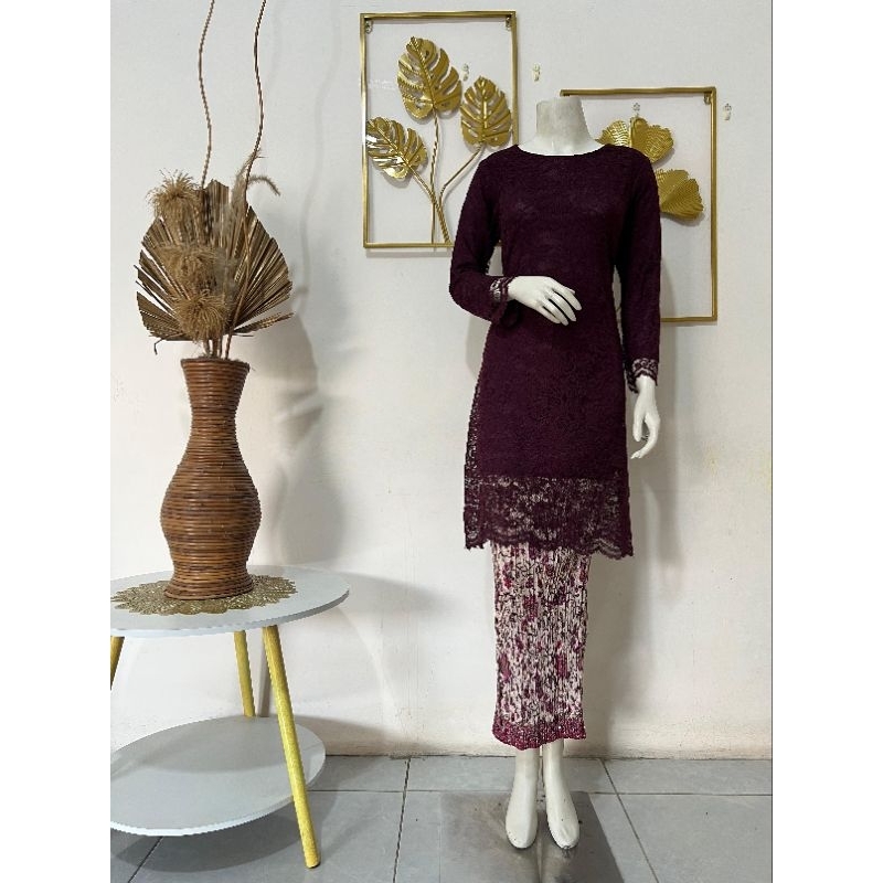 BROCADE TUNIC KEBAYA TOP/PARTY UNIFORM KEBAYA/KONDANGAN KEBAYA/LUXURY ...