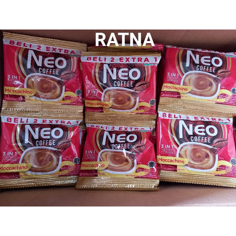 Neo MOCCACHINO COFFEE COFFEE 20gr 3in1 (1 Pack Contains 15 Sachets ...