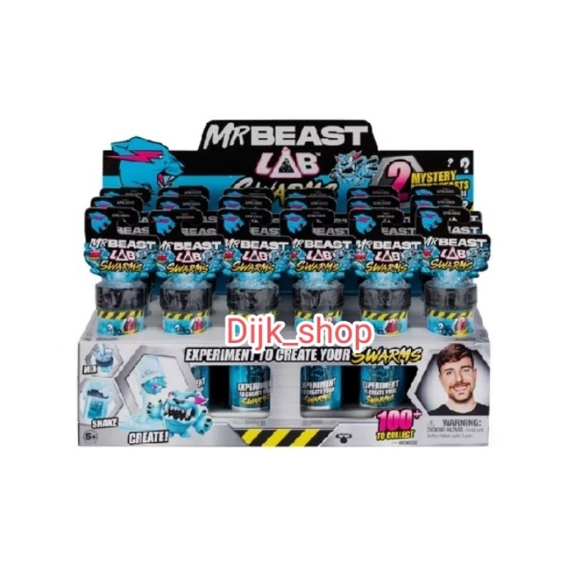Mr Beast Lab swarms toy Tube test 2 inside figures | Shopee Malaysia