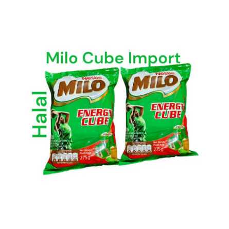 Milo Energy Cube 100 Pcs (Package of 2 Packs, Total 200 Pcs) / Milo ...