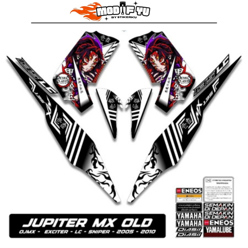 Jupiter MX OLD 135 ANIME MOTIF 2 / 2005 EXCITER STICKER / JUMEX STICKER ...