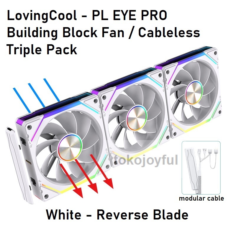 Jungle Leopard EYE LENS PRO Prism Building Block Cableless Modular Fan ...