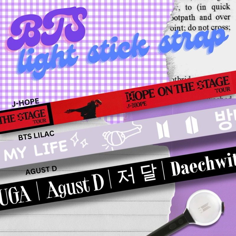 BTS/ J-HOPE Light Stick/Bag Strap for Army (Fanmade Merch) | Shopee Malaysia
