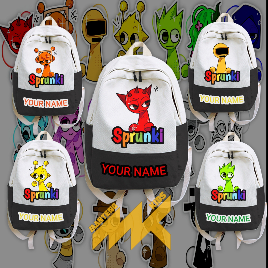 Sprunki / SPRUNKI CHARACTER CHILDREN'S BACKPACK / SPRUNKI CHILDREN'S ...