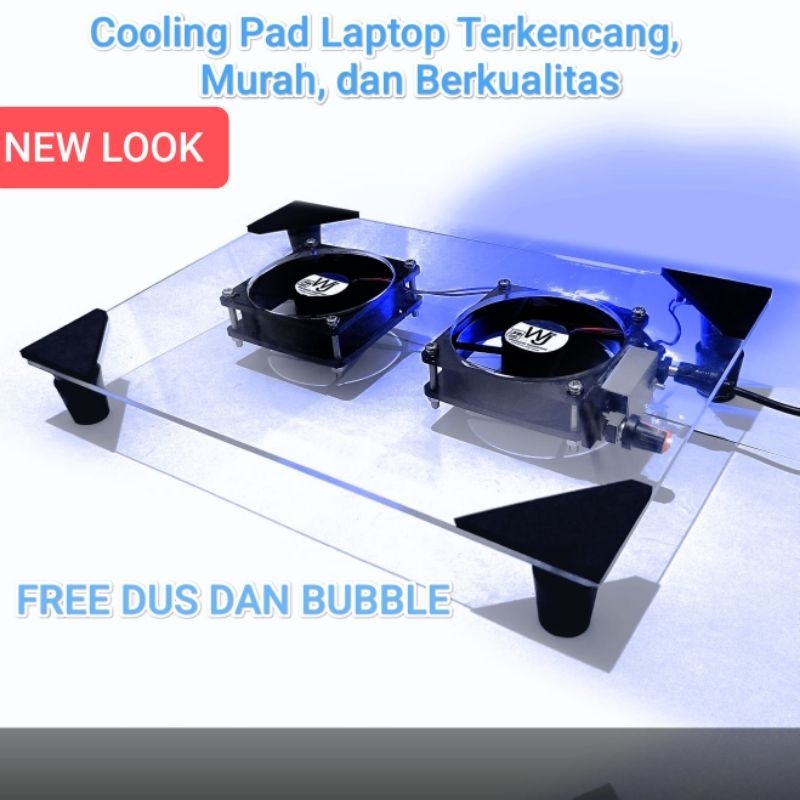 Super turbo laptop Cooling pad 12V ON OFF and Speed control Acrylic ...