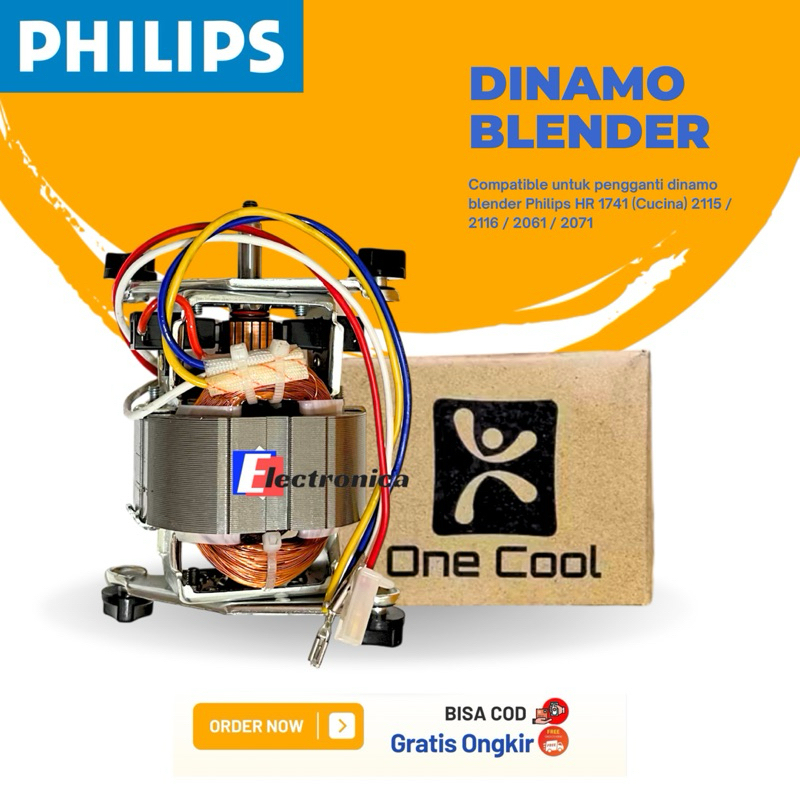MESIN Dynamo BLENDER PHILIPS ONE COOL HR 2115 2116 2061 2071 / PHILIPS ...