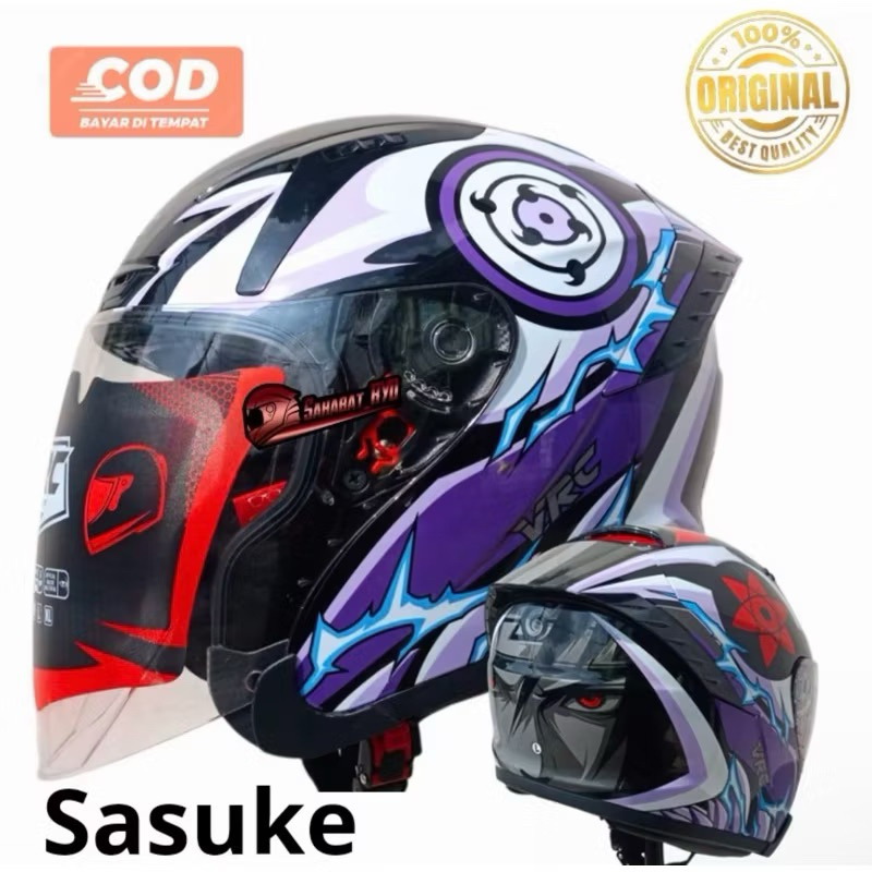 Vrc Helmet Original Motif Latest SNI Half Face Helmet | Shopee Malaysia