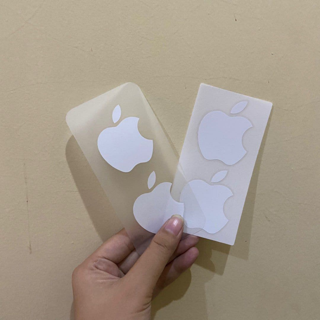 Apple Logo Sticker - 2 pcs | Shopee Malaysia
