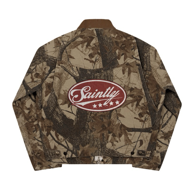 Sai - Cherry Work Jackets Realtree Boxy Oak Camo Boxy Fit | Shopee Malaysia