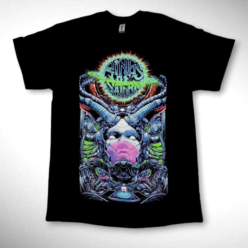 Official RINGS OF SATURN Band T Shirt - DEUS X MACHINA Original ...