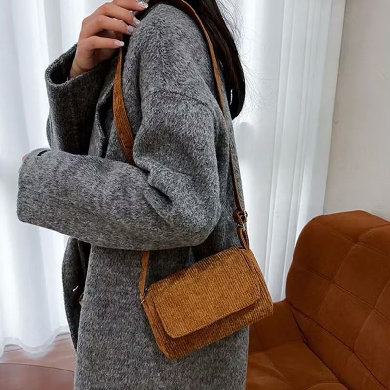 Amora Women's Corduroy Sling Bag / Korean Style Slingbag | Shopee Malaysia