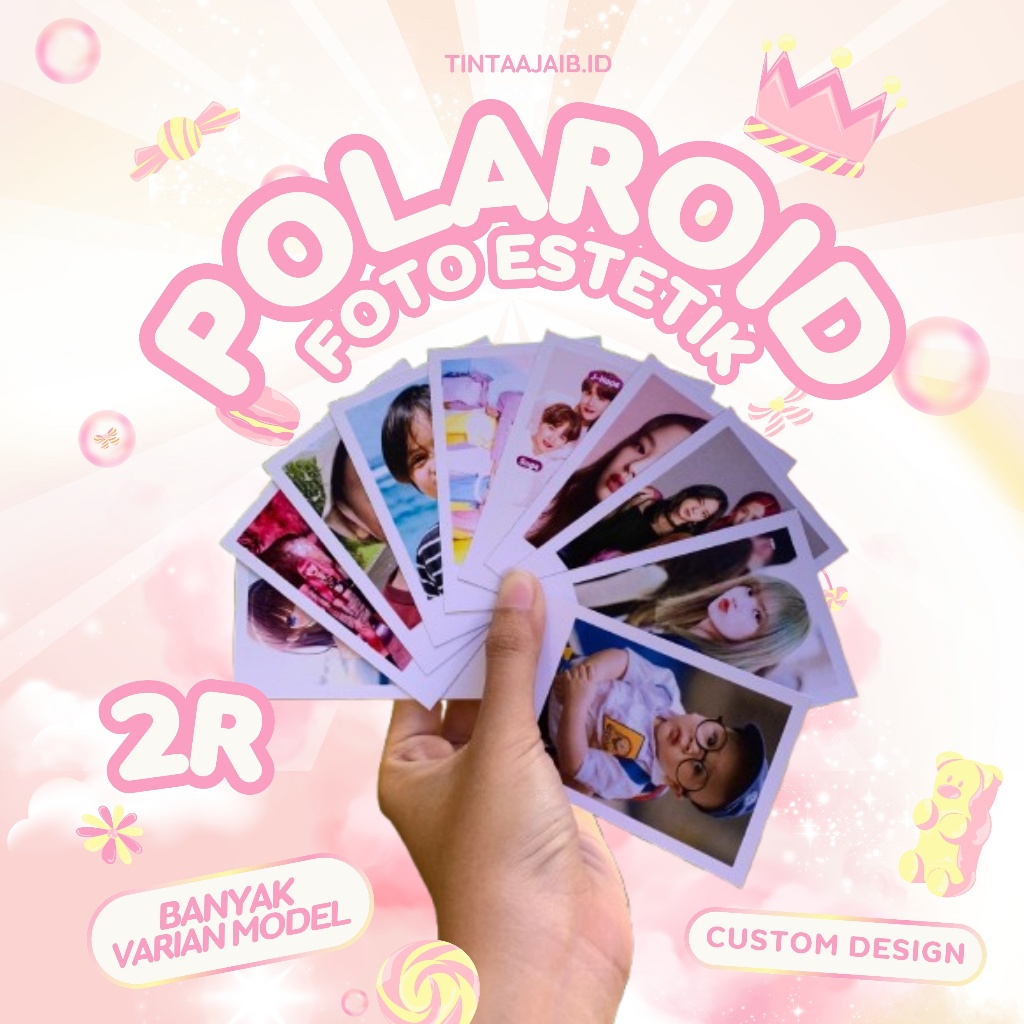 Polaroid 2R PHOTO PRINTING CUSTOM DESIGN FLASH PROCESS WITHOUT PRE ...