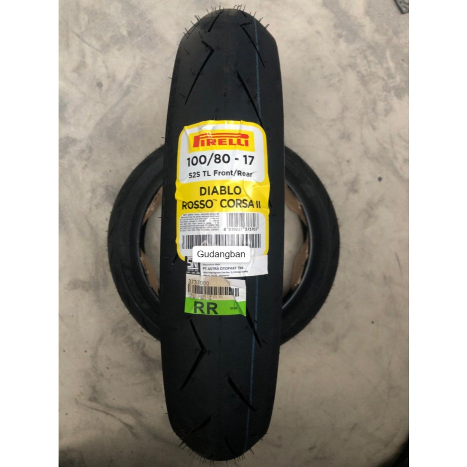 Pirelli Diablo Corsa II Tires 2 100 80 17 100/80-17 Soft Compound ...