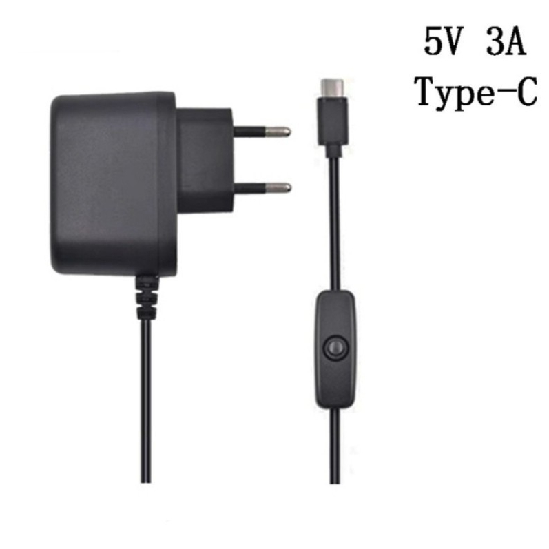 5v 3A Type C Power Supply Adapter With On - Off Switch | Shopee Malaysia