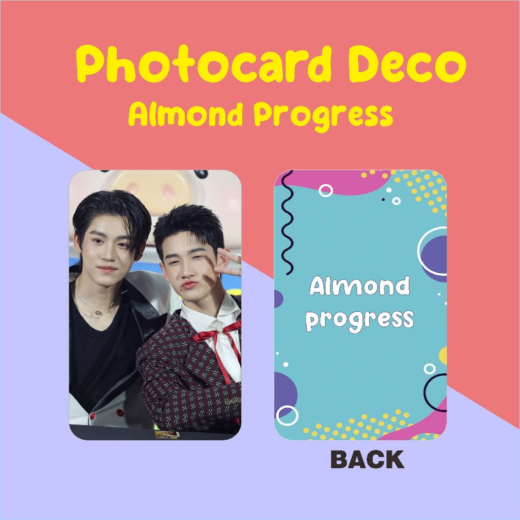 Laminated almondprogress photocard | Shopee Malaysia