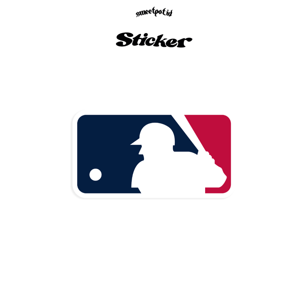 "MLB" Stickers / BASEBALL LEAGUE STICKERS / HELMET STICKERS / LOCAL ...