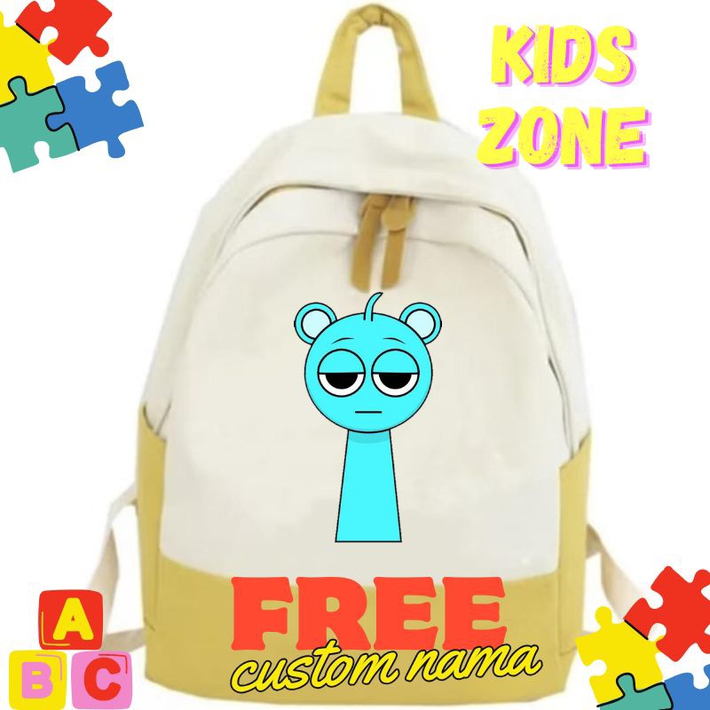 Sprunki SKY BLUE CHILDREN'S BACKPACK | Shopee Malaysia
