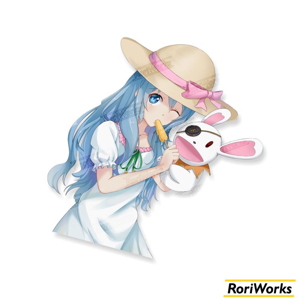 Kiss cut sticker - Yoshino Casual | Date A Live | Shopee Malaysia