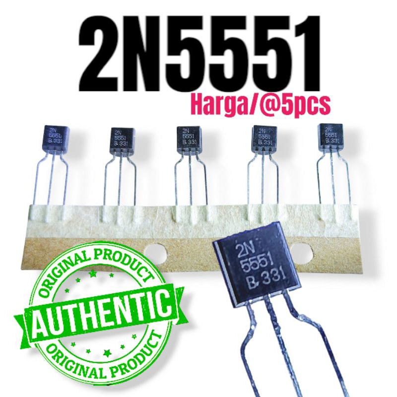 @5pcs Transistor 2N5551 Original | Tr 2N5551 NPN Transistor High ...