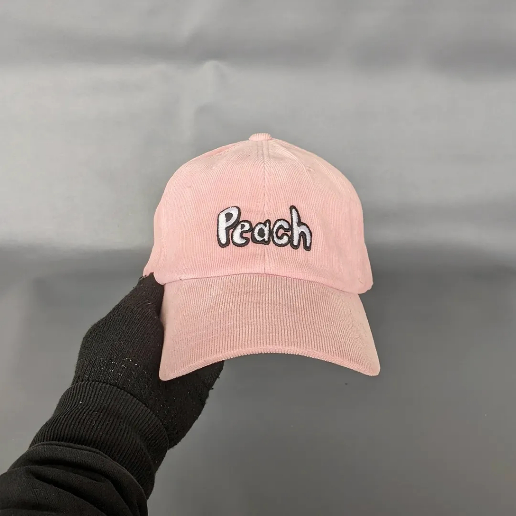 Simple Simple Caps Unisex for Men and Women Peach Corduroy Original ...