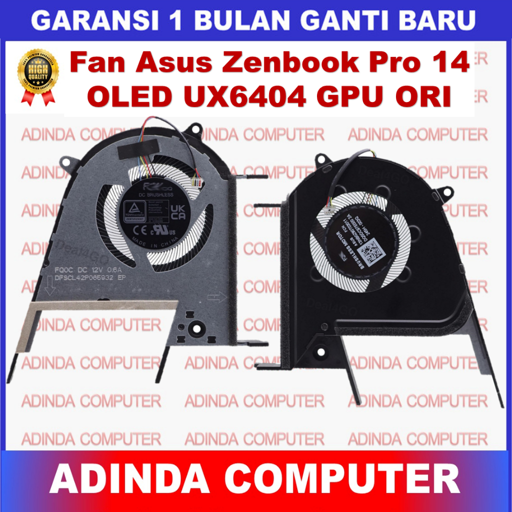 Asus Zenbook Pro 14 Pro14 OLED Fan UX6404 UX604V UX6404VI-DS96T ...