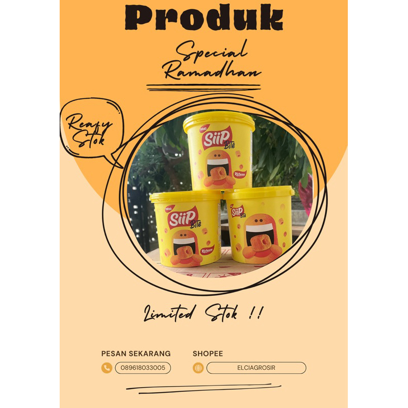 Siip bites richeese richoco 85gr / bucket packaging | Shopee Malaysia