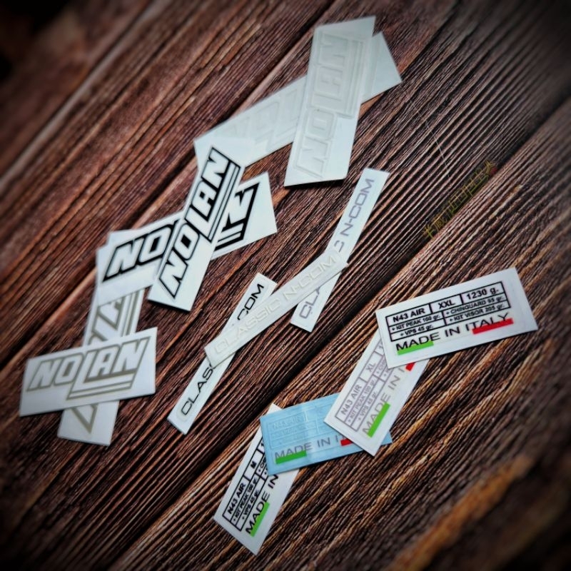 Nolan N43 Air Sticker Set - Type 2 (Print) | Shopee Malaysia