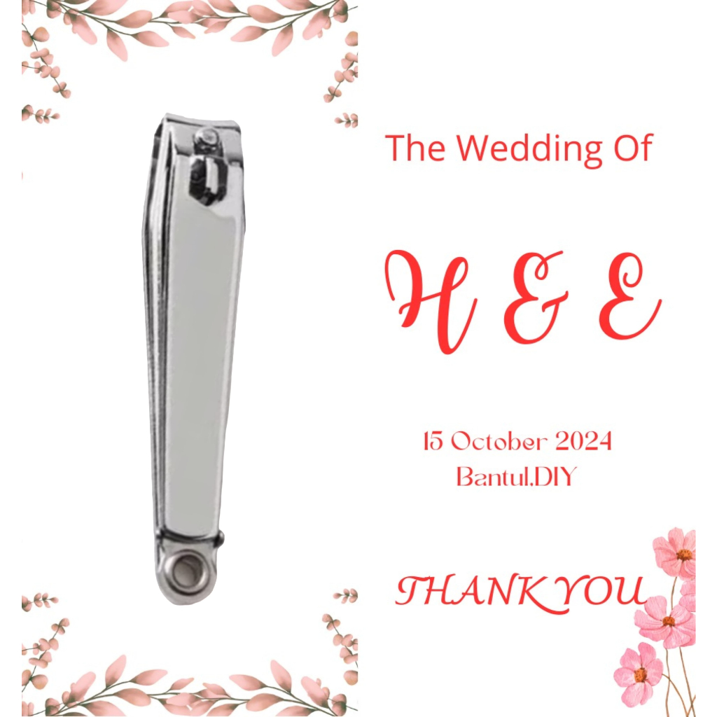 Nail Clipper Souvenirs | Wedding Souvenirs | Nail Clipper Souvenir Card ...