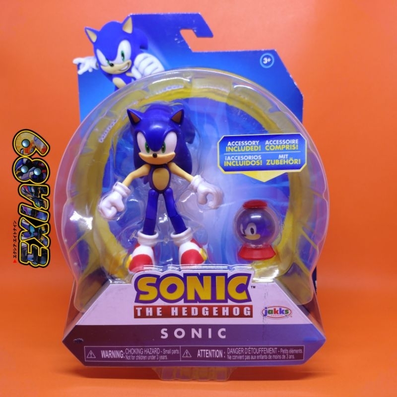 Sonic The Hedgehog 4-Inch Articulated Action Figure - Sonic With 1-Up ...