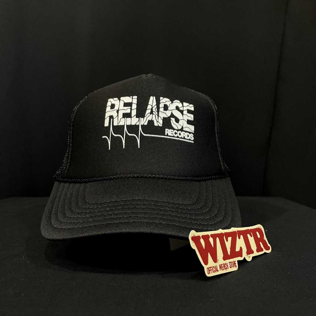 Trucker Cap Official RECORDS RELAPSE - CRACKED LOGO Original | Shopee ...