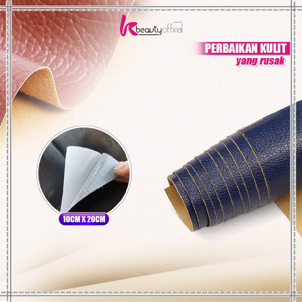 Kb-c1098 Synthetic Leather Sofa Patch 10X20CM Leather Sticker Cover ...