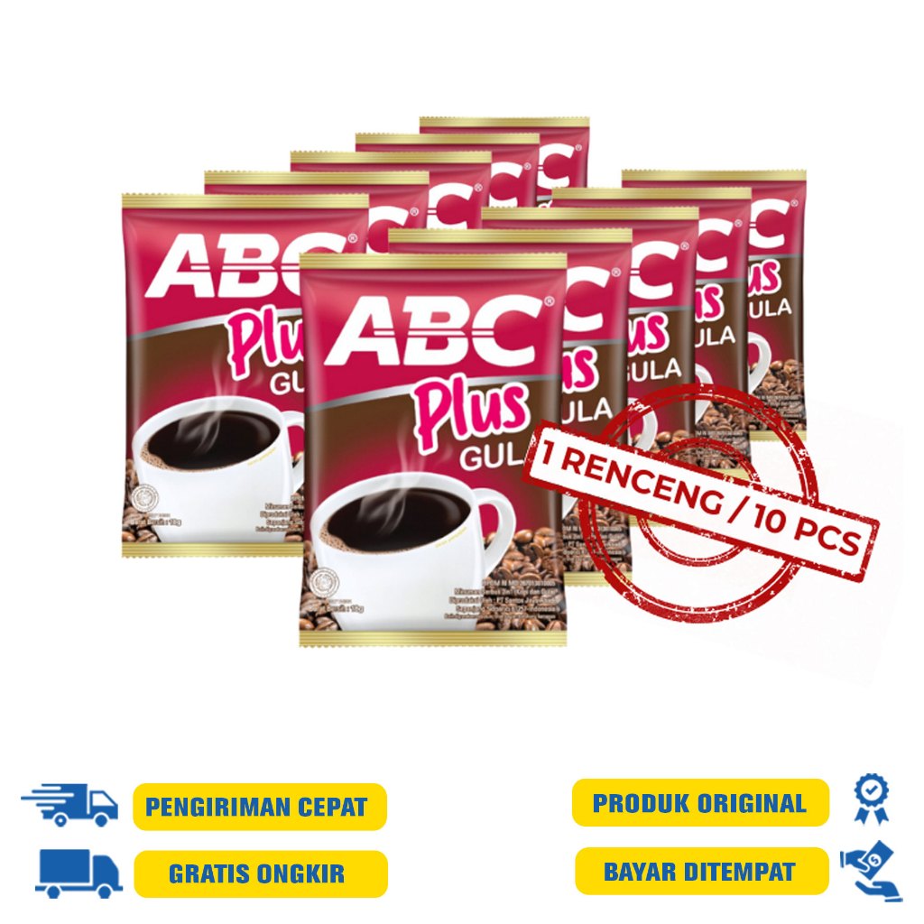 Abc Coffee Plus Sugar Sachet 10'S/Instant Coffee | Shopee Malaysia