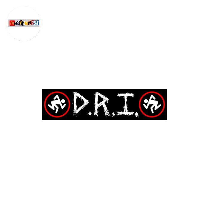 Sticker band DRI logo hardcore thrash crossover sticker | Shopee Malaysia