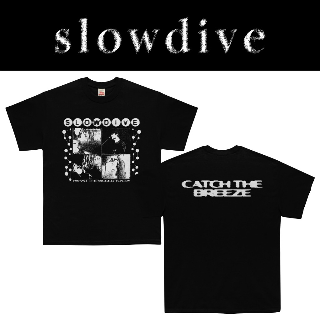 Slowdive band t-shirt - Catch the breeze heavy cotton 16s material with ...