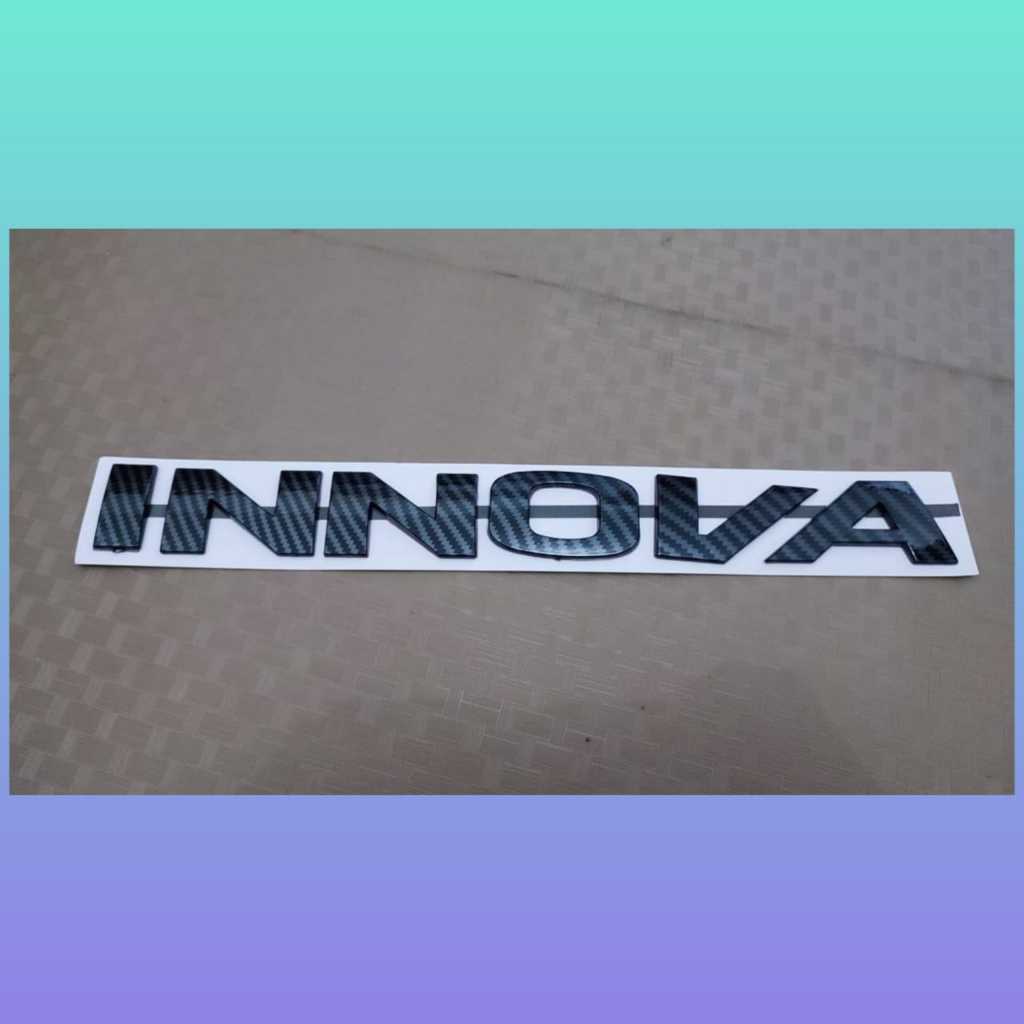 MESIN Carbon color innova engine hood Emblem | Shopee Malaysia