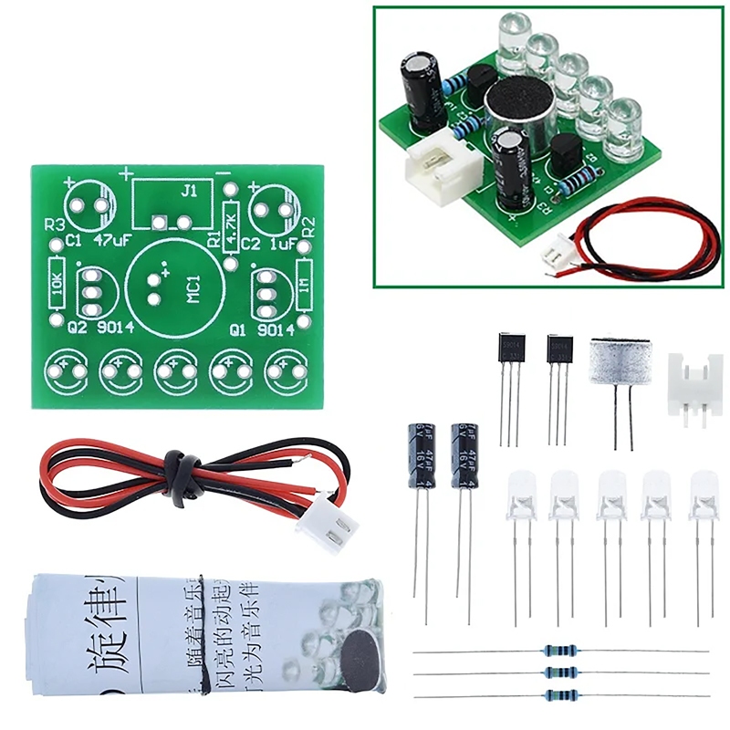 Eelic LMD-1SETKIT 3V-5.5V Activated Sound Control Light, Sound ...