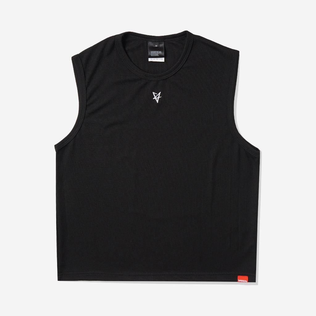 HITAM Black Waffle Singlet Tank Top - Verticalgoods | Shopee Malaysia