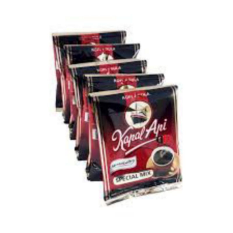 HITAM Kapal api black coffee special mix 23 grams, 1 pack contains 10 ...