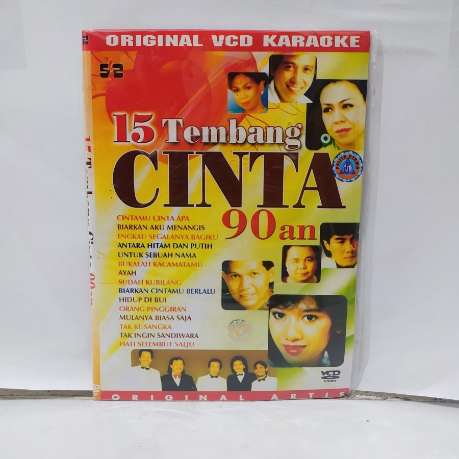 Vcd Original Karaoke 15 Song of Love 90s | Shopee Malaysia