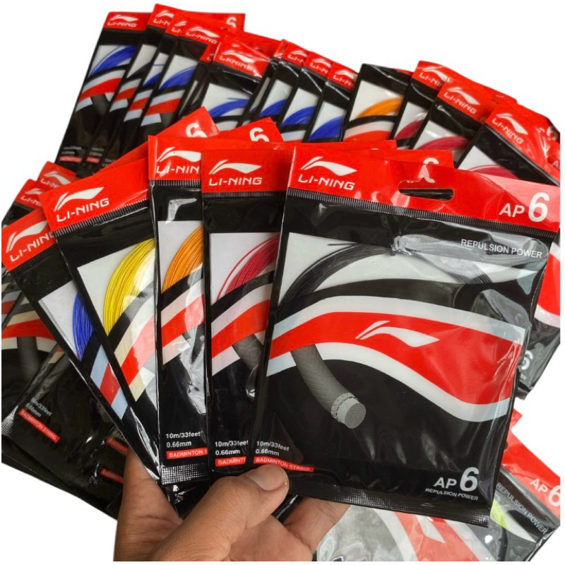 Original LINING AP6 BADMINTON RACKET STRINGS | Shopee Malaysia