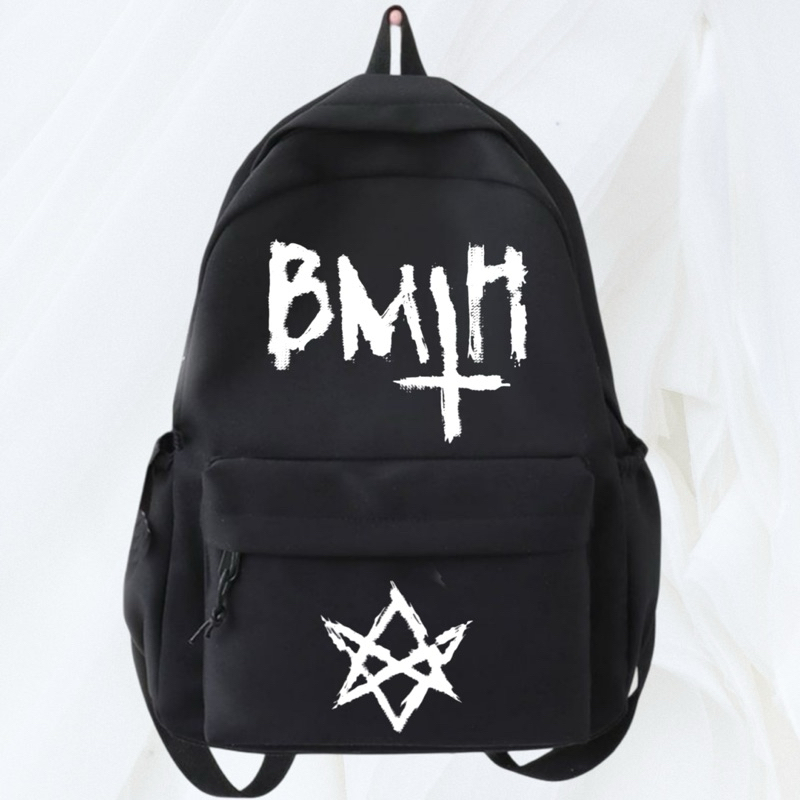 Vintage Metal Rock Bring Me The Horizon Band Backpack Canvas Cordura ...