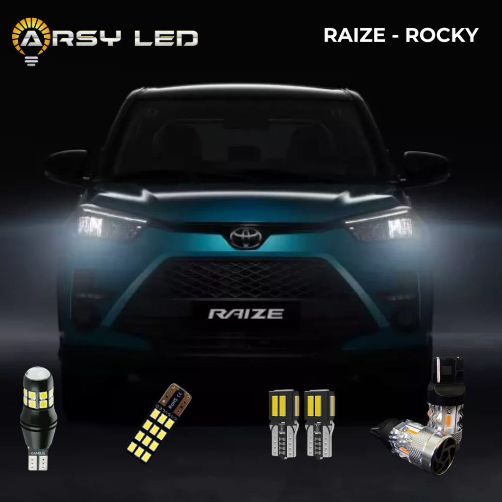 Daihatsu Rocky Toyota Raize LED ARSYLED Light Package Foglamp Cabin Ceiling Turn Signal Plate ...
