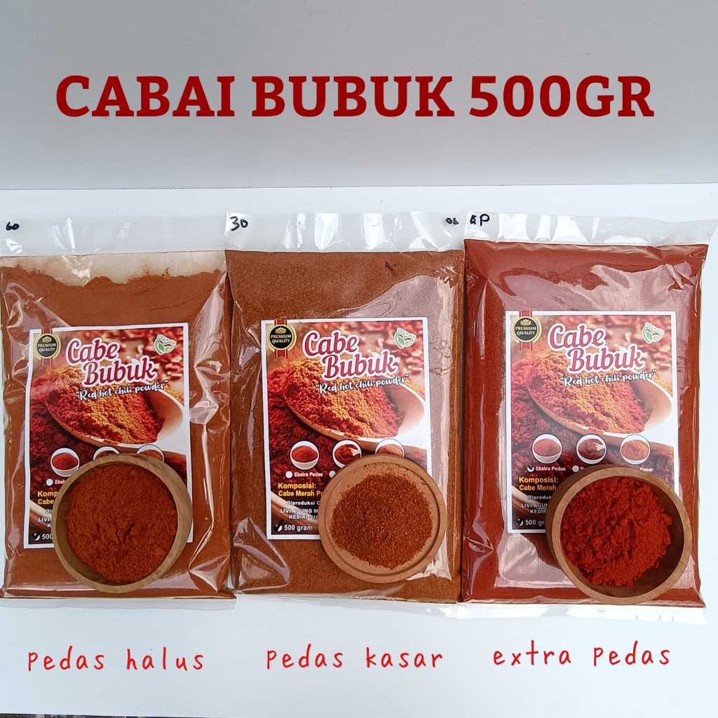 Chili POWDER PACKAGED 500GRAM |Extra SPICY| Coarse Spicy | Smooth Spicy ...