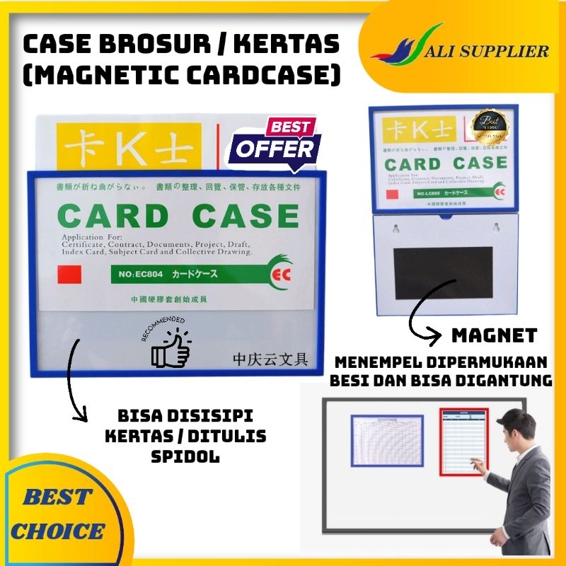 Magnetic CARD CASE / MAGNETIC CARDCASE / REFRIGERATOR STICK / MAGNET ...