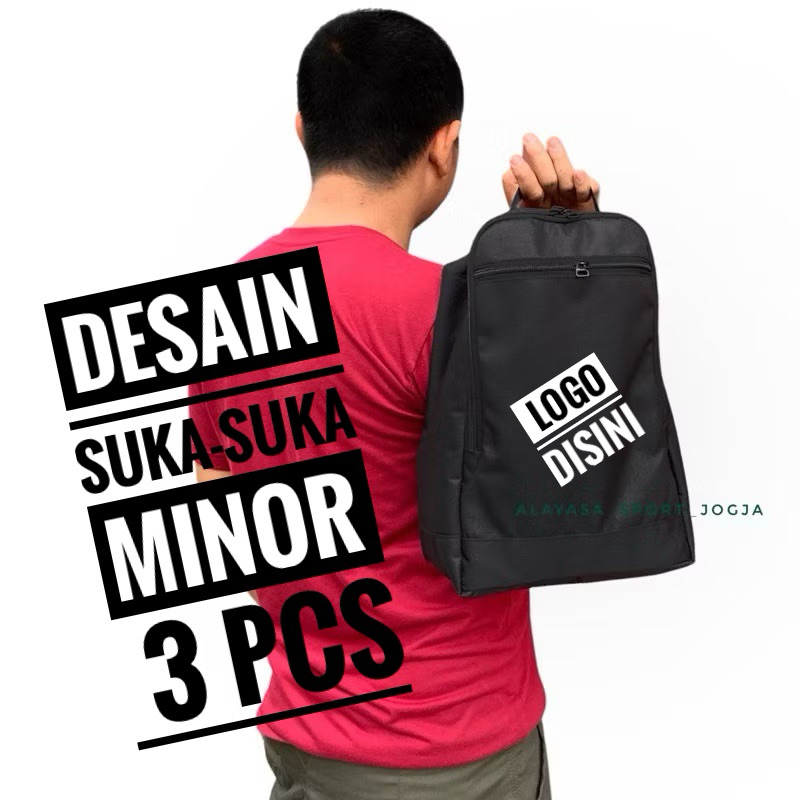 Custom Sports Shoe Bag Design Like Minor 3 Pcs | Shopee Malaysia