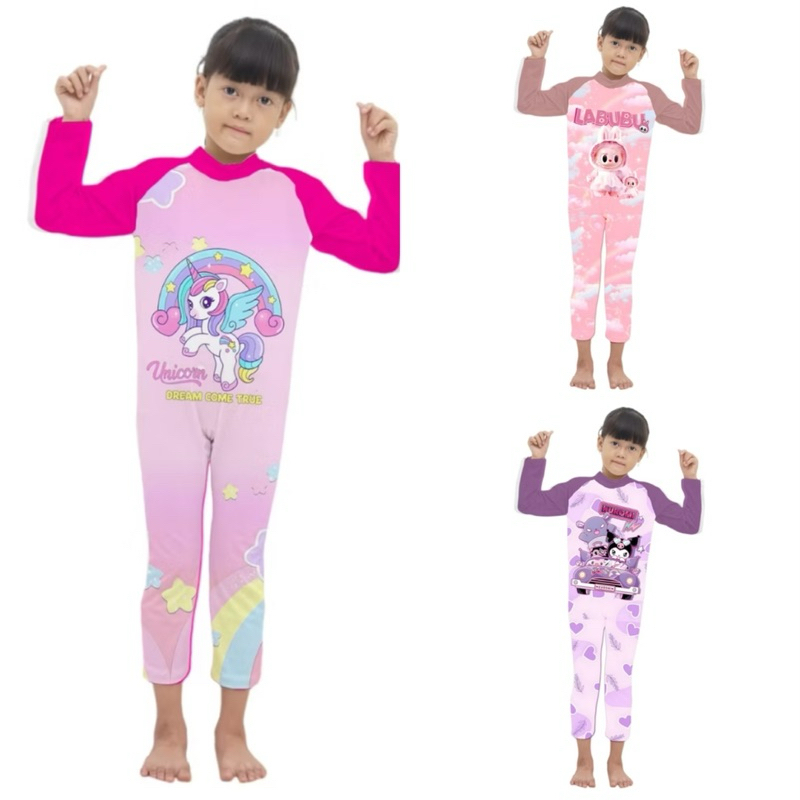 Children's Unicorn Swimsuit DREAM COME SING Fullmoon Labubu Barbie ...