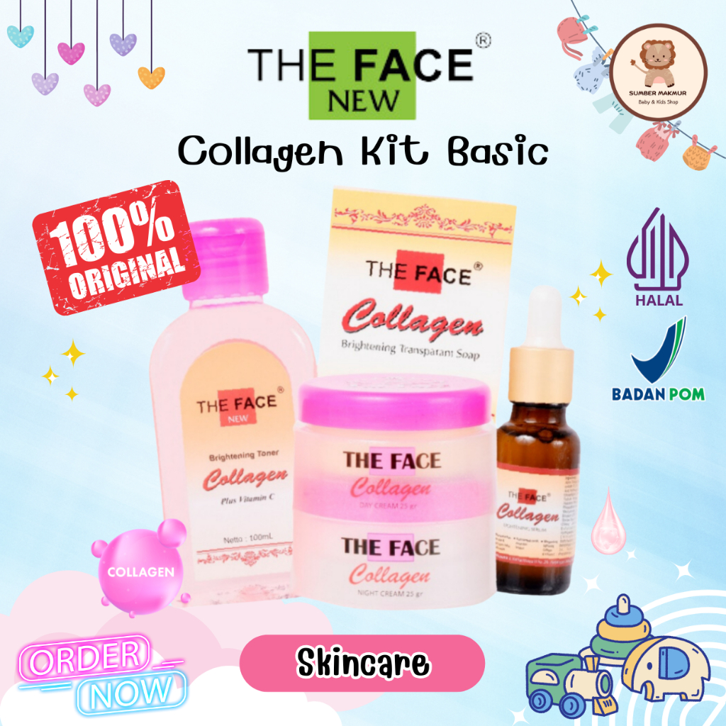 The FACE Collagen KIT 4 in 1 Skincare Package to Help Healthy THE FACE ...