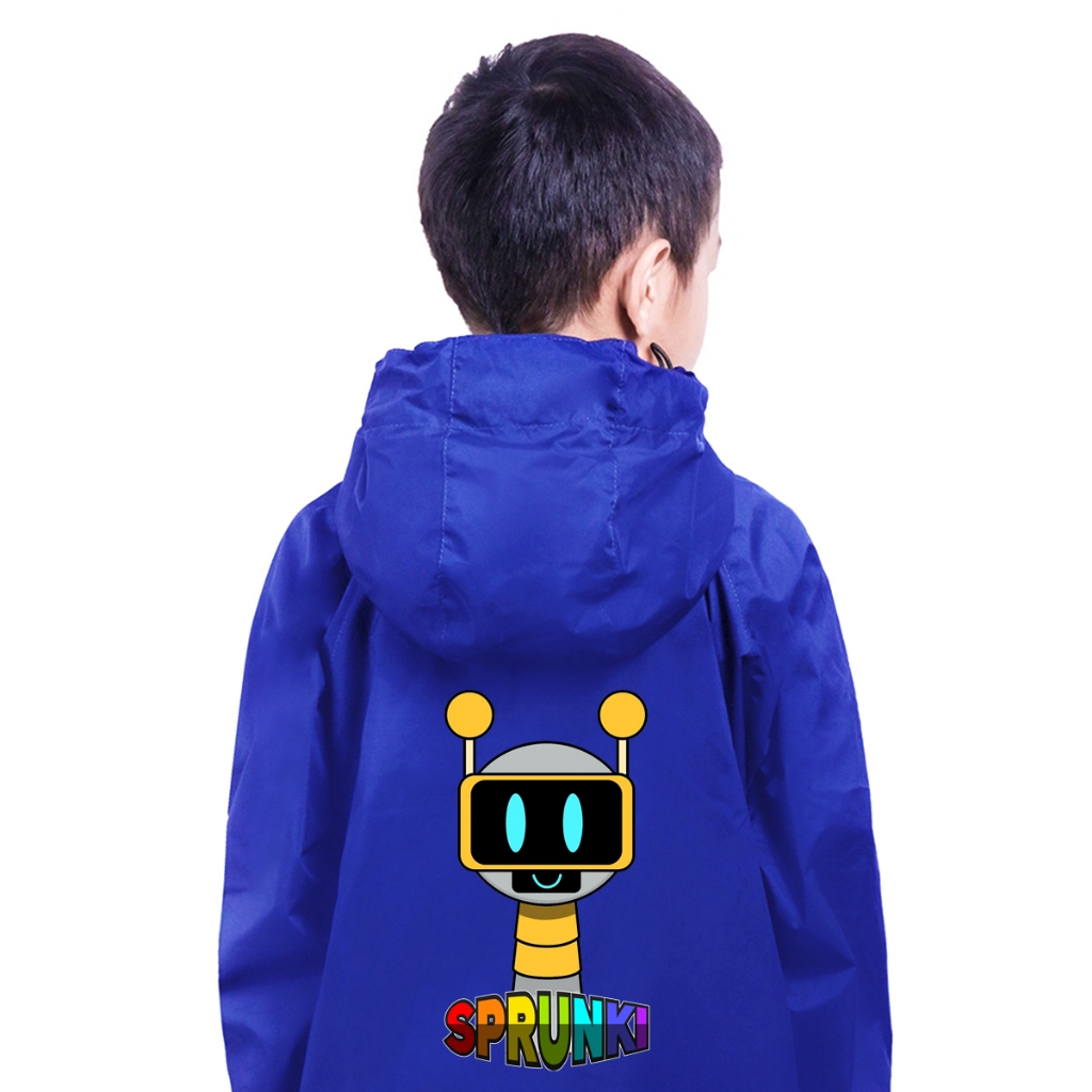 Incredibox SPRUNKI FUN BOT Character Waterproof Children's Jacket ...